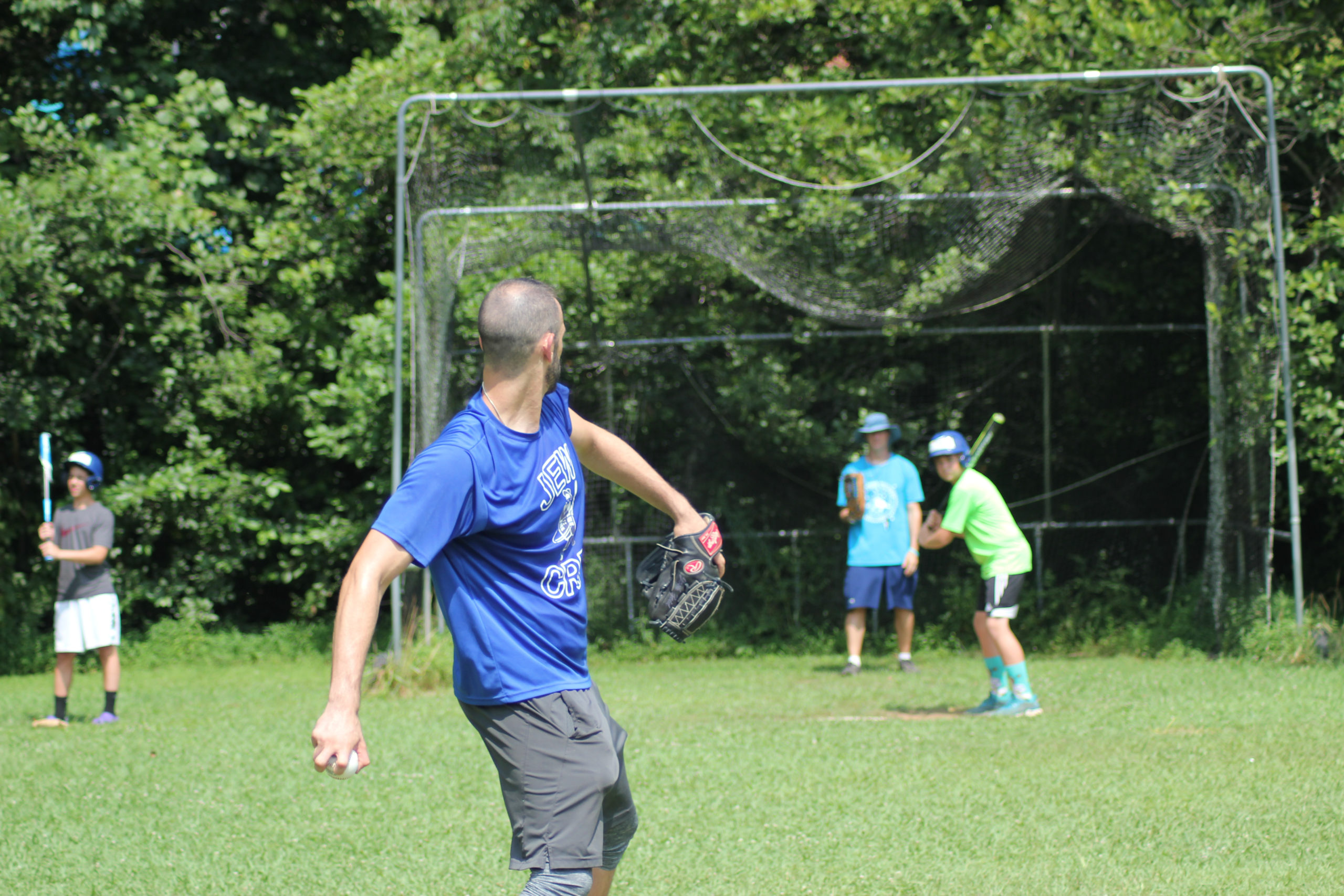 Baseball Legend Josh Zeid Visits Camp! - Camp Coleman